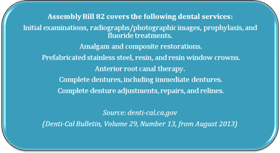 What Every Dental Provider Should Know About the Renewed Adult Denti ...